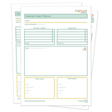 FREE PDF printable sewing project planner sheet by Freckles and Co