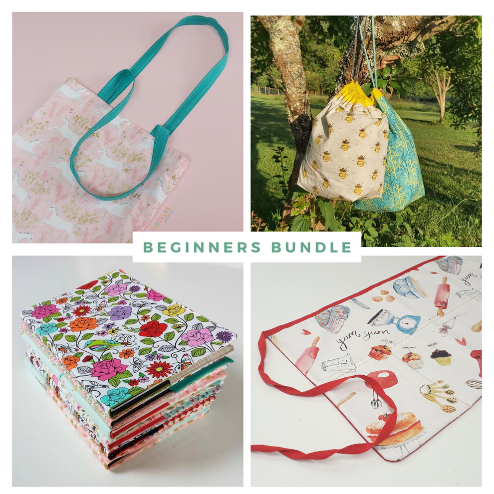 Beginners sewing pattern bundle at Freckles and Co